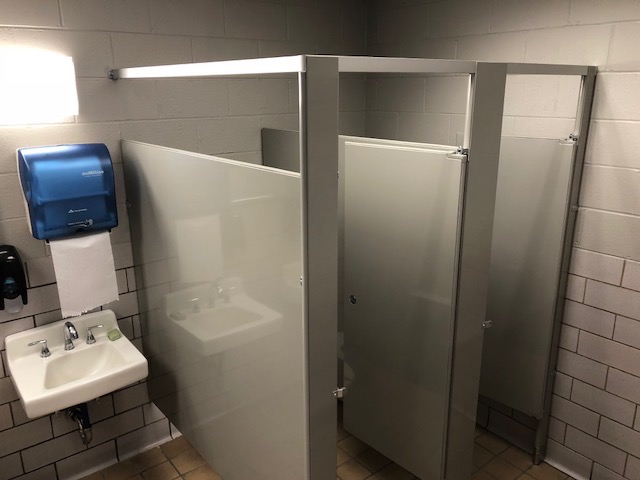 Powder Coated Metal Toilet Partitions - Bathroom Partitions ...